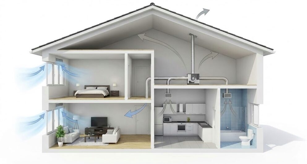 Fonctionnement VMC simple flux : guide ventilation maison